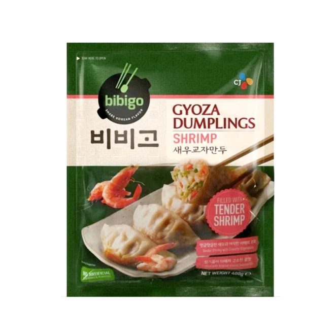 CJ Bibigo Shrimp & Vegetable Gyoza 400g - Oceanic Supermarket