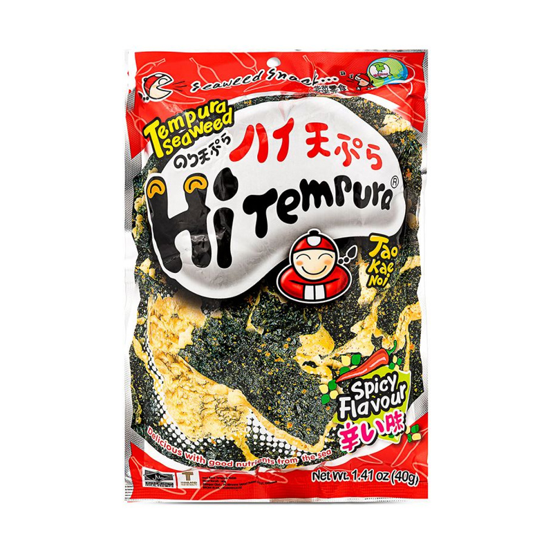 Tao Kae Noi Tempura Seaweed Spicy 40g - Oceanic Supermarket
