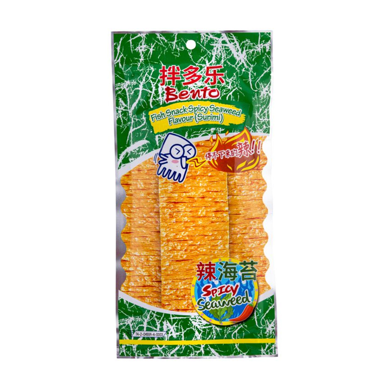 Bento Fish Snack Spicy Seaweed - Oceanic Supermarket