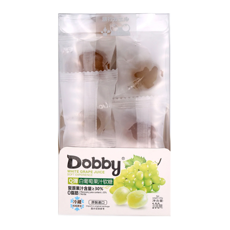 Dobby Soft Candy White Grape 100g - Oceanic Supermarket