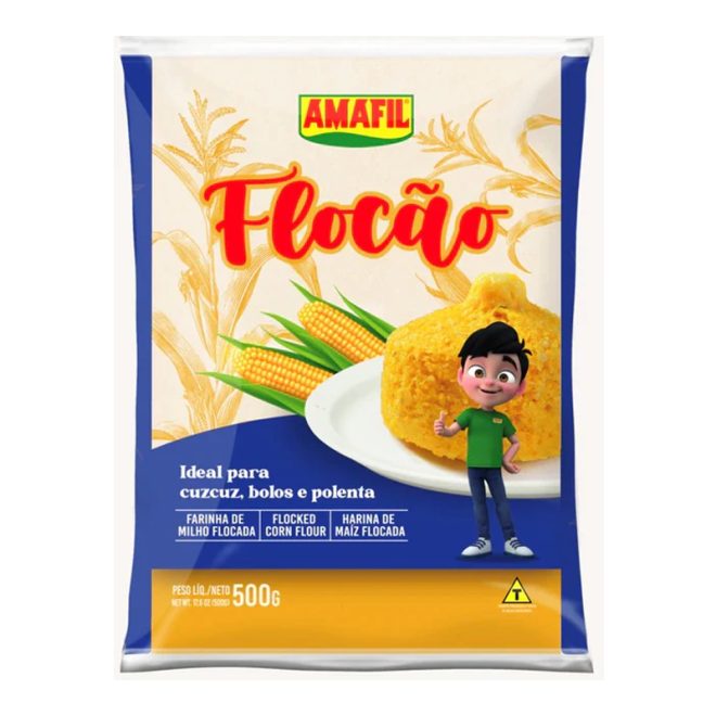 Amafil Flacao De Milho 500g - Oceanic Supermarket