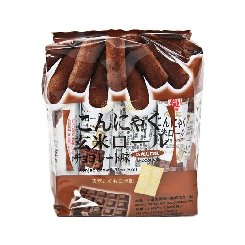 Pei Tien Konjac Brown Rice Roll Chocolate - Oceanic Supermarket