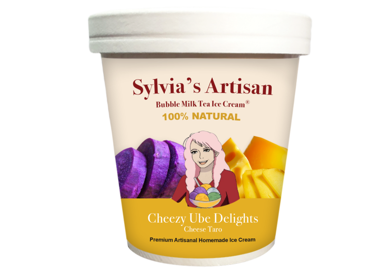 Sylvia's Ice Cream Cheese Ube - Oceanic Supermarket