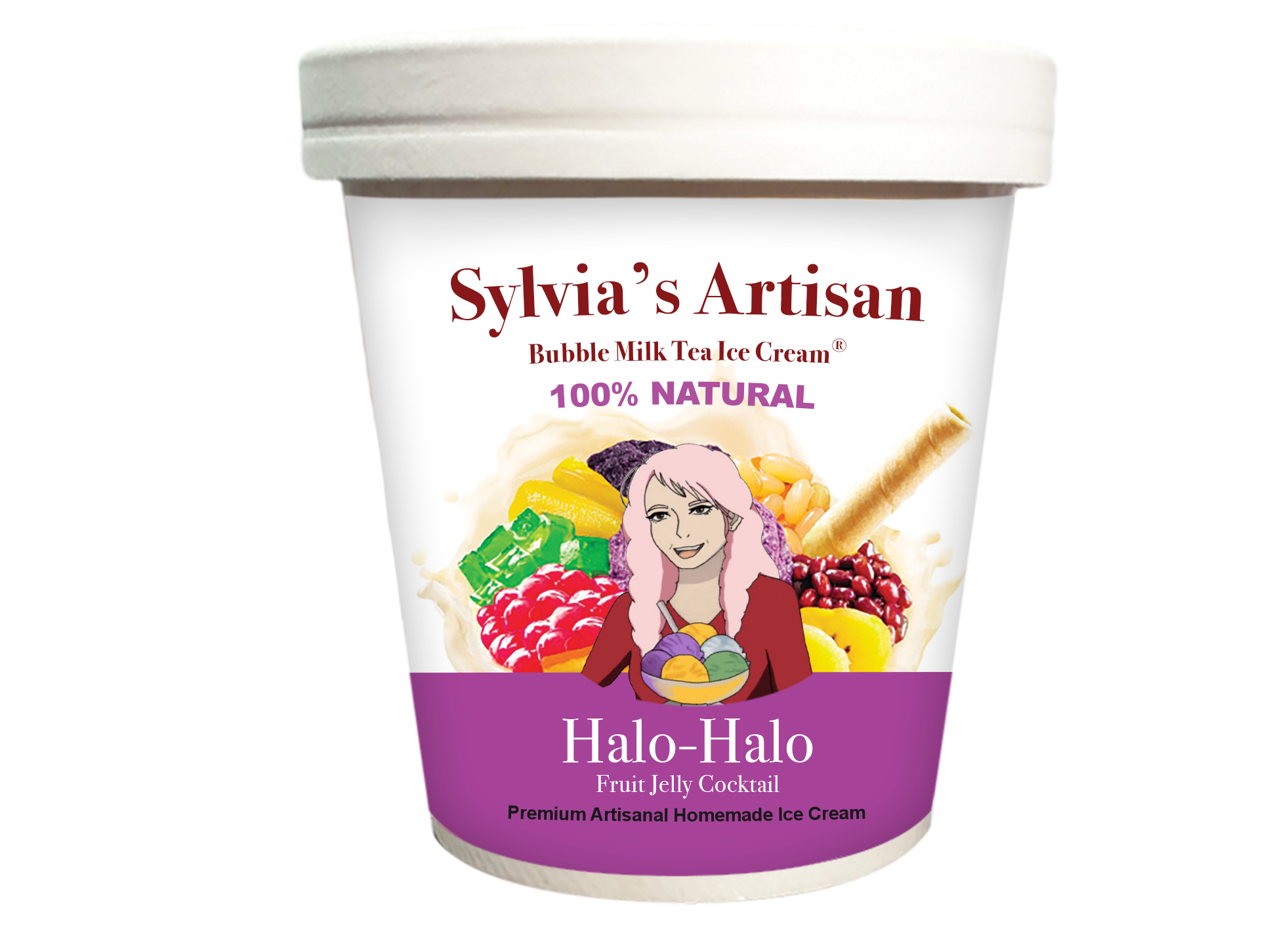 Sylvia's Ice Cream Halo-Halo (Fruit Jelly Cocktail) - Oceanic Supermarket
