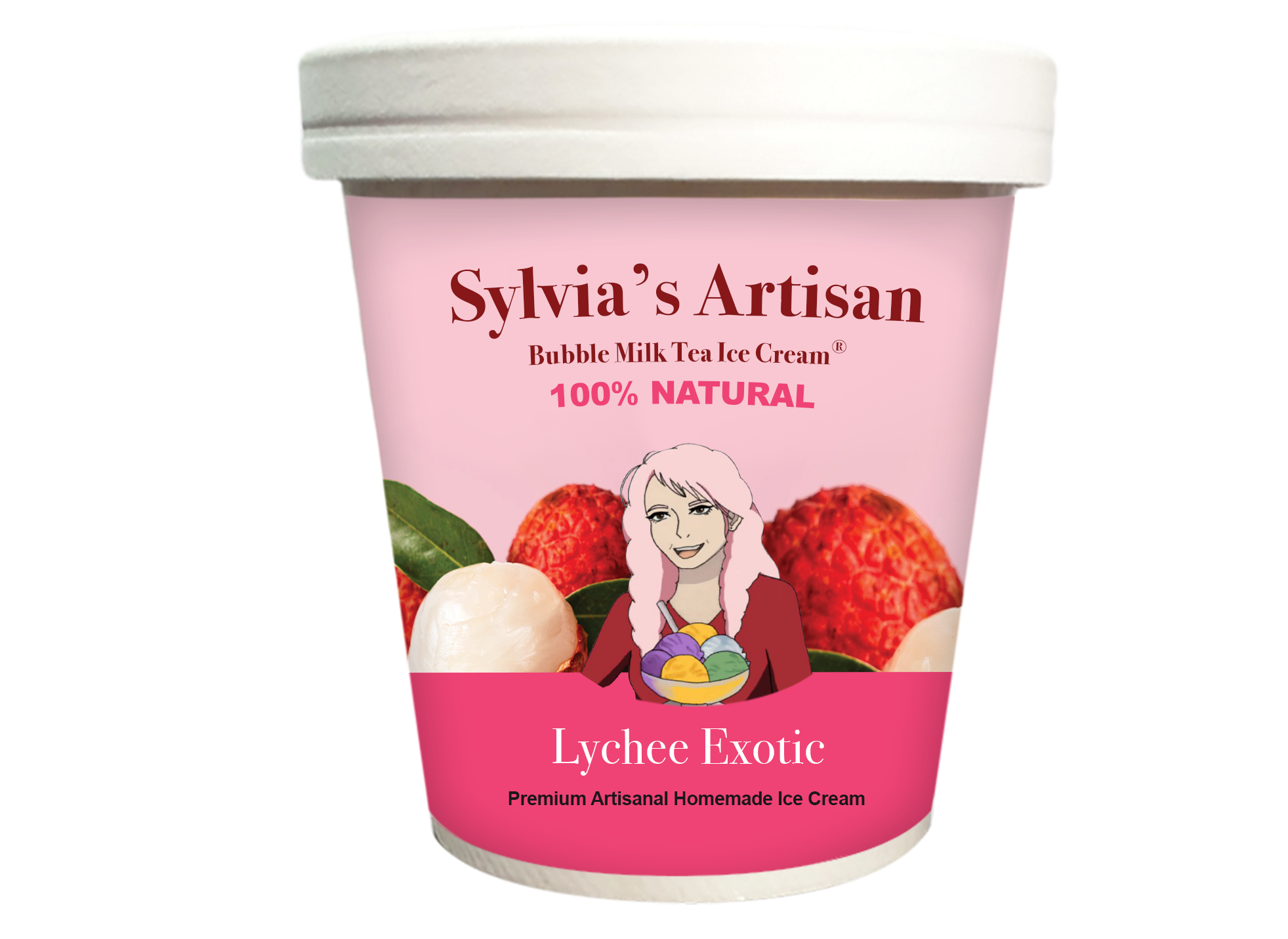 Sylvia's Ice Cream Lychee - Oceanic Supermarket