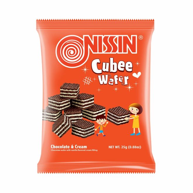 Nissin Chocolate Cube Wafer 25g - Oceanic Supermarket