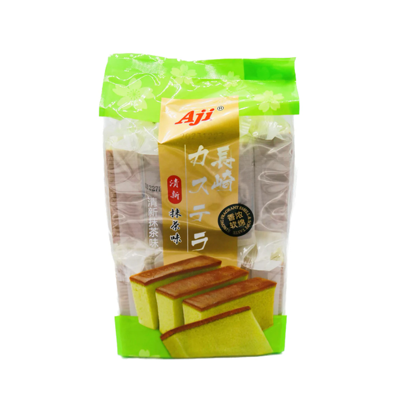 Aji Matcha Nagasaki Cake 330g - Oceanic Supermarket